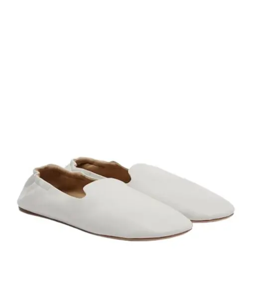 THE ROW Casa Leather Slippers