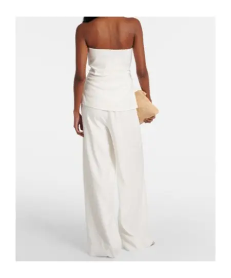SIR. Linen-blend Tube Top