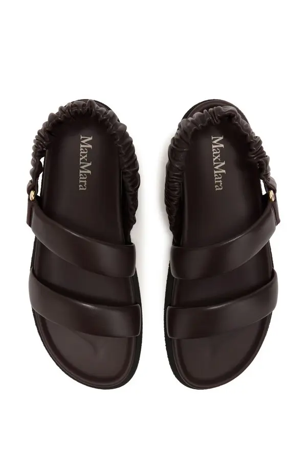 Max Mara Gathered-strap Platform Sandals