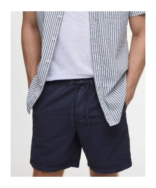 Barbour Seersucker Drawstring Shorts