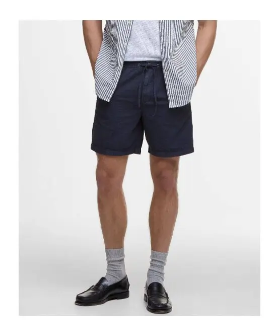 Barbour Seersucker Drawstring Shorts