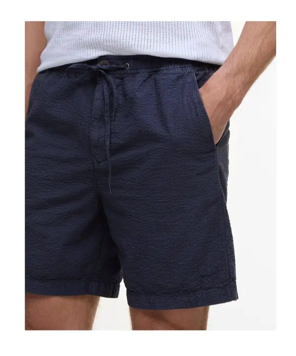 Barbour Seersucker Drawstring Shorts