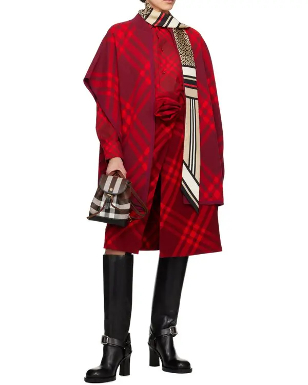 Burberry Montage Printed Finished-edge Scarf