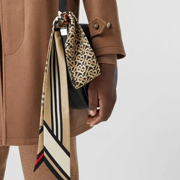 Burberry Montage Printed Finished-edge Scarf