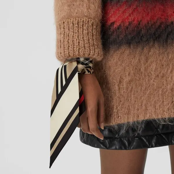 Burberry Montage Printed Finished-edge Scarf