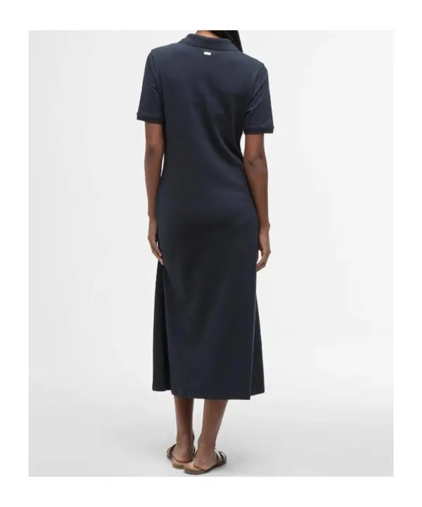 Barbour Celeste Polo Midi Dress - Navy Blue