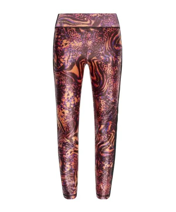 Versace Signature Print Pants - Brown