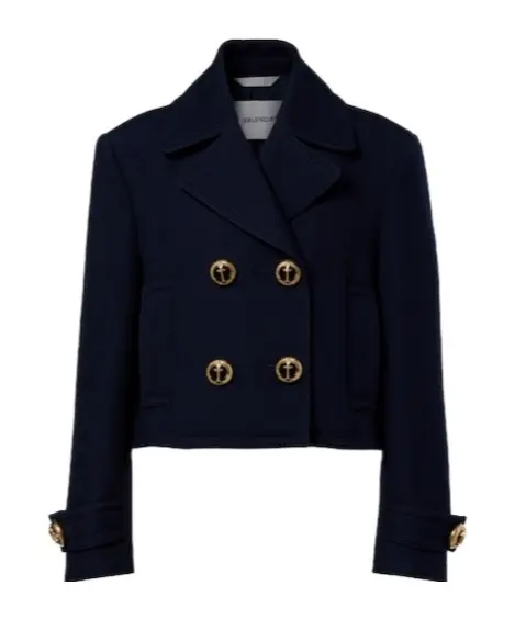 Balenciaga Double-breasted Wool Jacket
