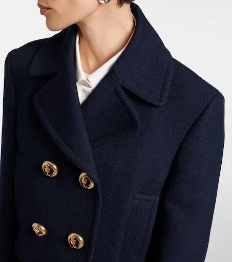 Balenciaga Double-breasted Wool Jacket