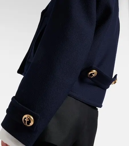 Balenciaga Double-breasted Wool Jacket