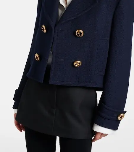 Balenciaga Double-breasted Wool Jacket