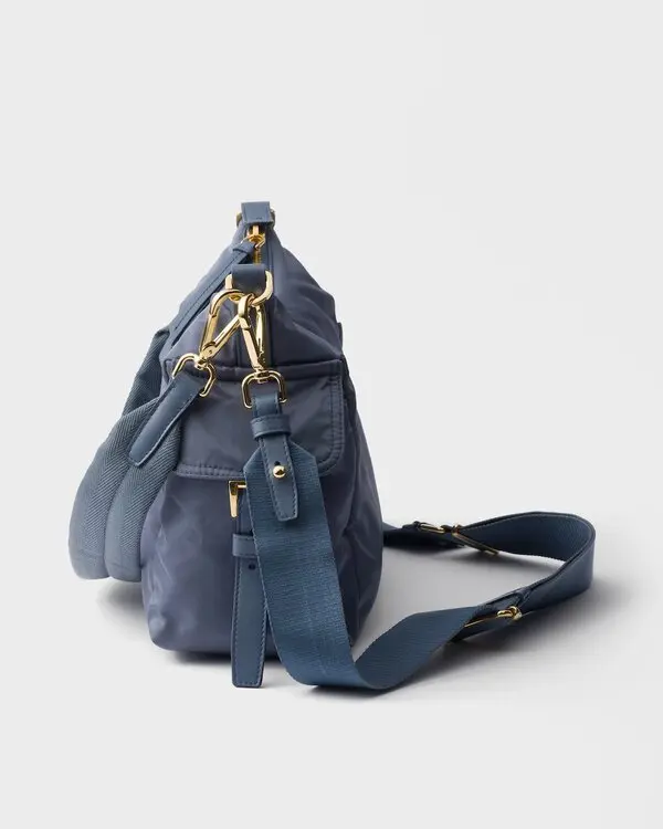 Prada Large Re-nylon And Leather Bag