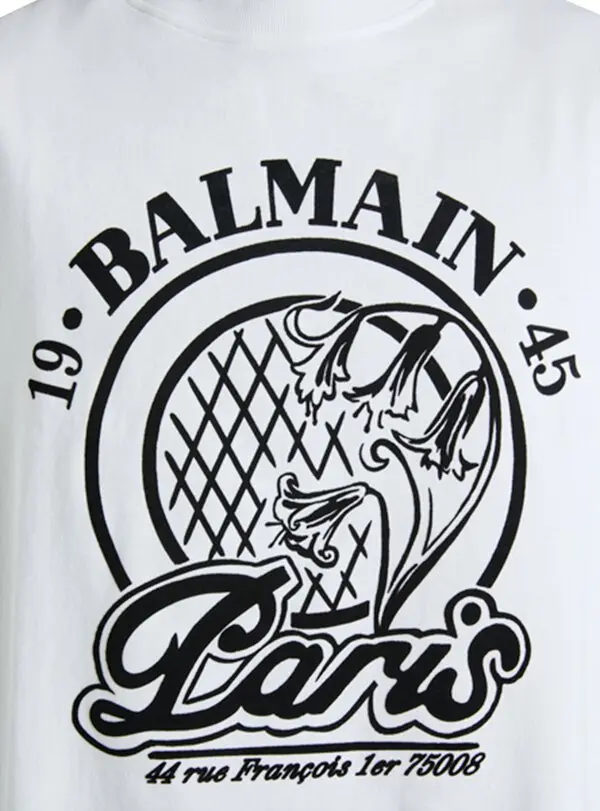 Balmain Flocked Quilted Tank Top