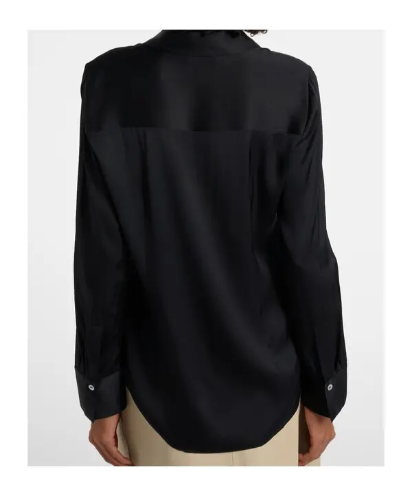 Vince Silk-blend Satin Shirt