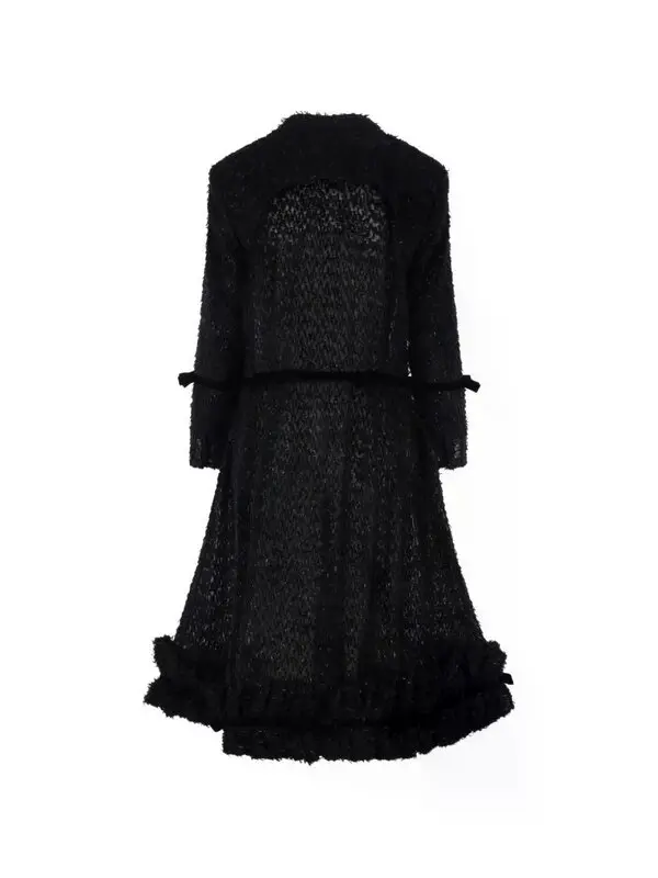 Noir Kei Ninomiya Ruffled Frayed Coat