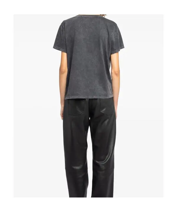 Zadig&Voltaire Alys T-shirt With Rhinestone Embroidery - Black
