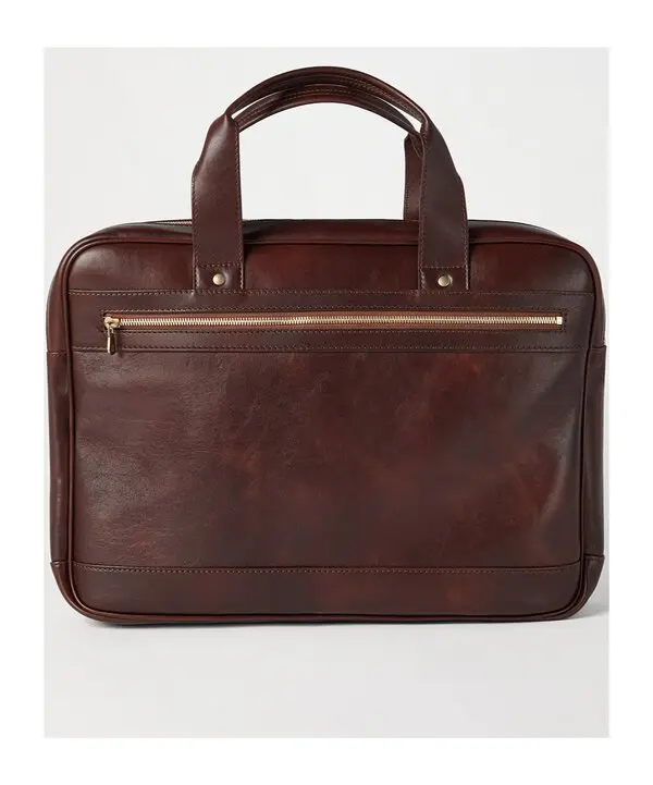 Brunello Cucinelli Double-zip Laptop Bag