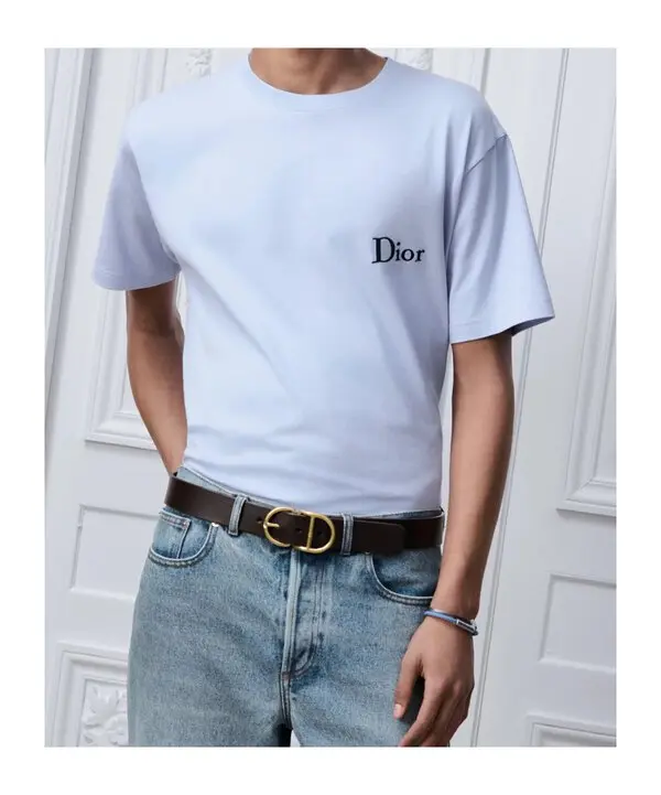 Dior T-shirt With Embroidery, Relaxed Fit