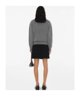 Burberry Ekd Intarsia-knit Crewneck Jumper - Grey