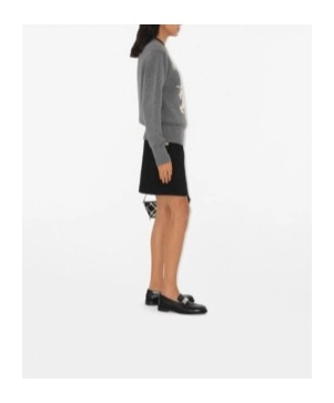 Burberry Ekd Intarsia-knit Crewneck Jumper - Grey