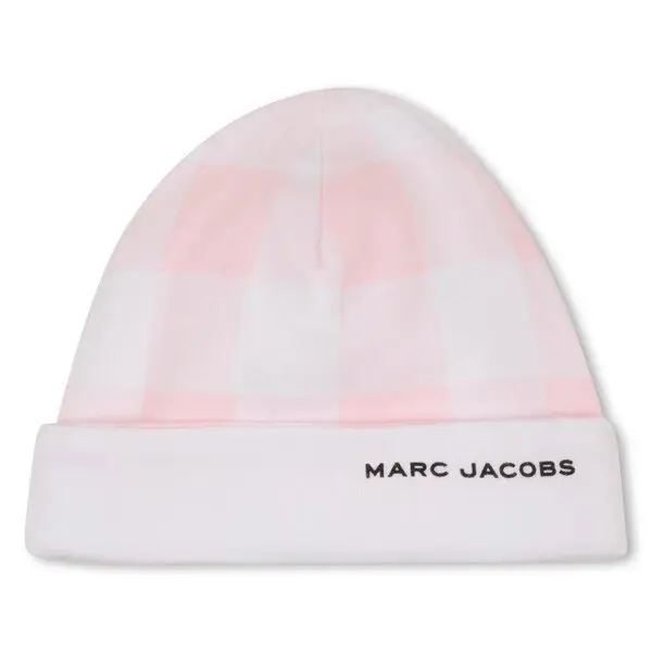 Marc Jacobs Checked-pattern Collared Babygrow Set