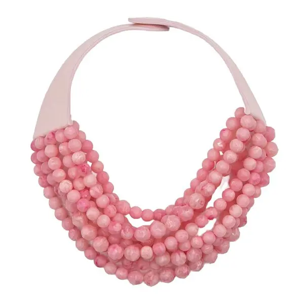 Fairchild Baldwin Marbella Carnation Necklace - Pink