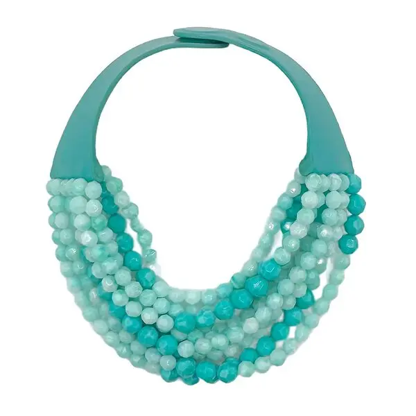 Fairchild Baldwin Bella Grace Aqua Necklace - Blue