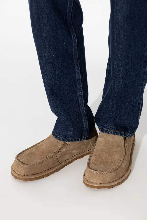 BIRKENSTOCK Utti' Suede Loafers - Beige