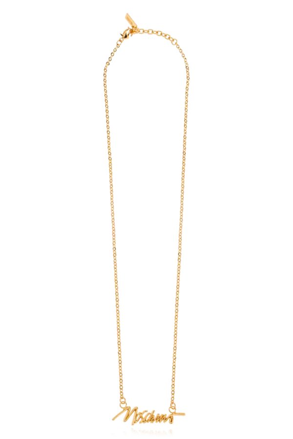 Moschino Pendant Necklace In -tone Brass - Gold