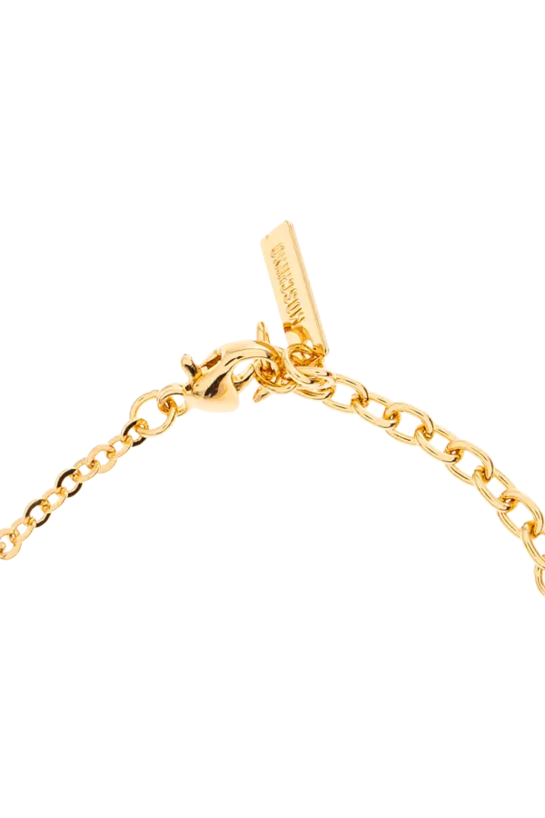 Moschino Pendant Necklace In -tone Brass - Gold