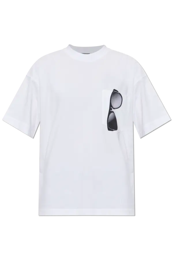 Moschino T-shirt With Pocket - White