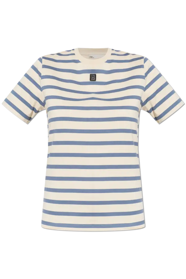 Tory Burch Striped Pattern T-shirt