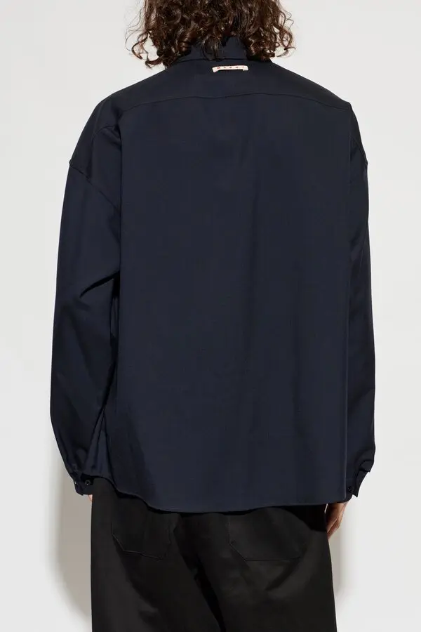 Marni Wool Shirt With Pocket