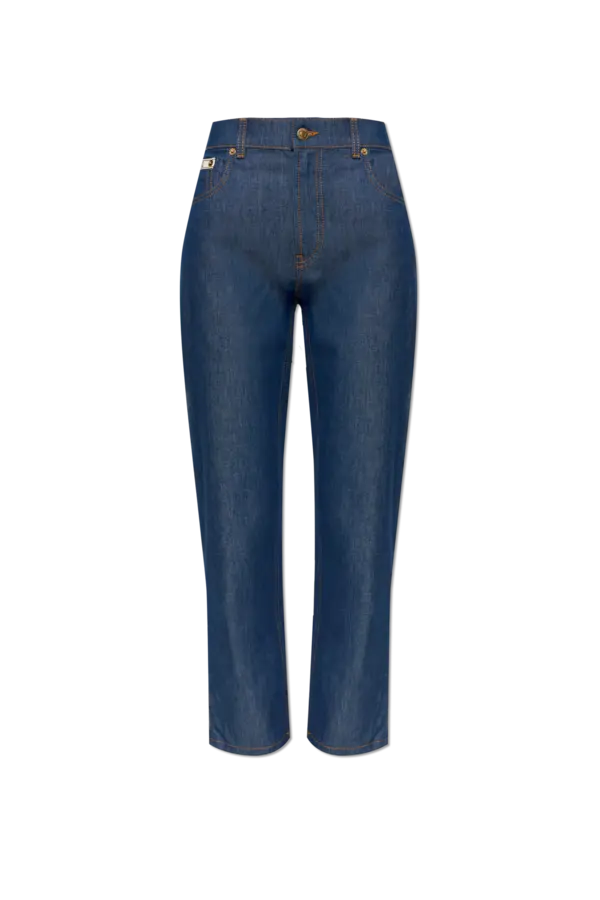 Moschino Tapered Leg Jeans - Navy Blue