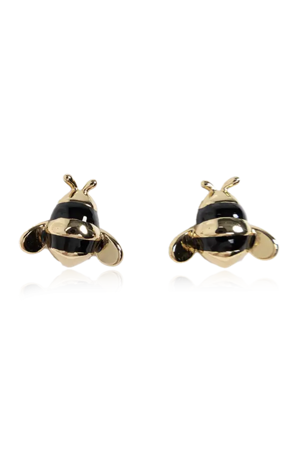 Kate Spade New York Bee Motif Earrings - Gold
