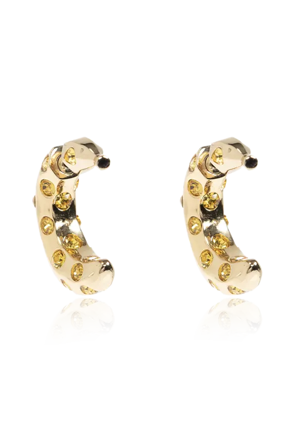 Kate Spade New York Banana Motif Hoop Earrings