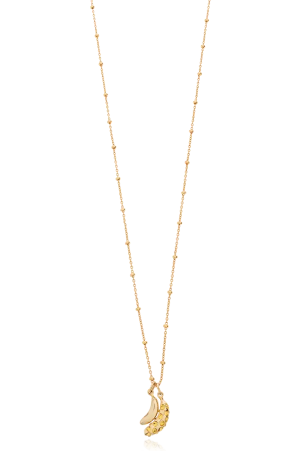 Kate Spade New York Necklace With Banana Motif Pendants - Gold