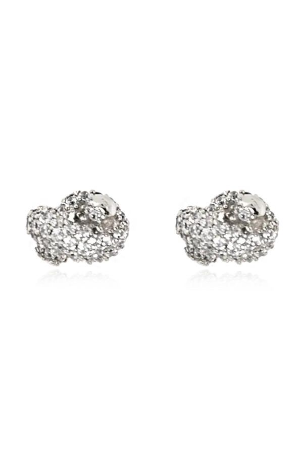 Kate Spade New York Earrings With Shimmering Crystals - Silver