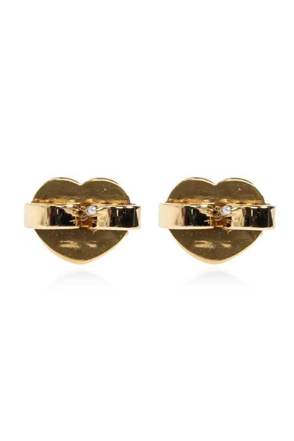 Kate Spade New York Crystal Embellished Tone Brass Earrings