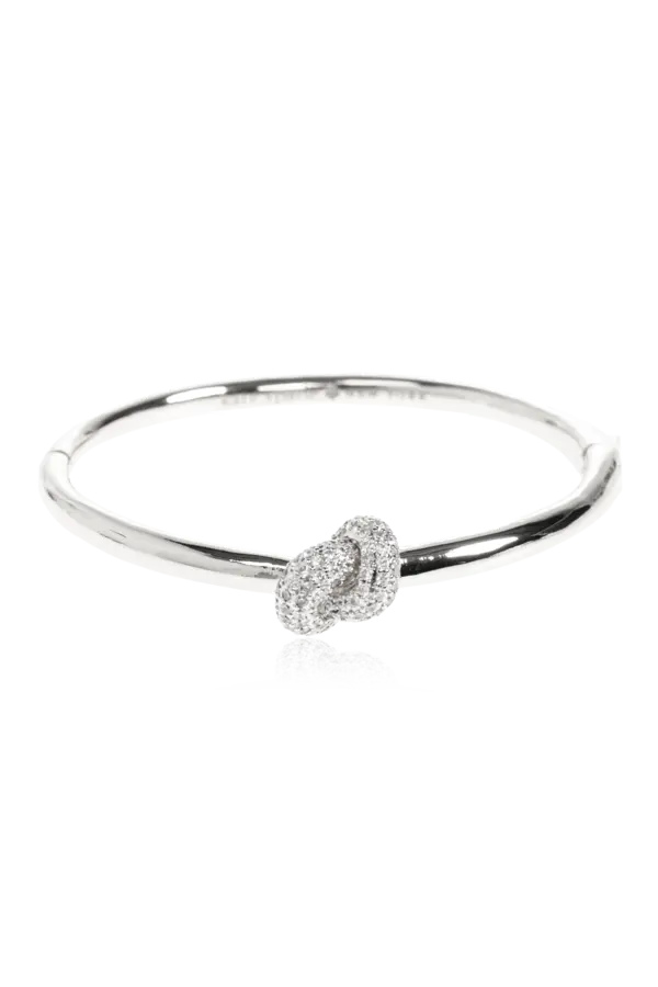 Kate Spade New York Crystal Embellished Interlocking Rings Bangle Bracelet