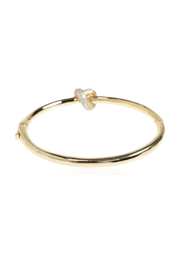 Kate Spade New York Crystal Embellished Knotted Bangle Bracelet