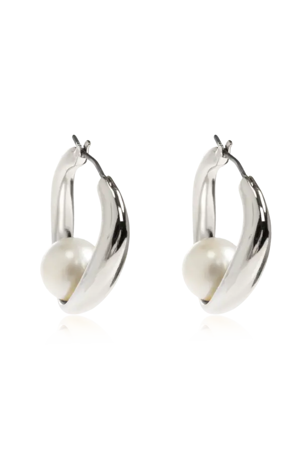 Kate Spade New York Earrings With Glass Pearl - Silver