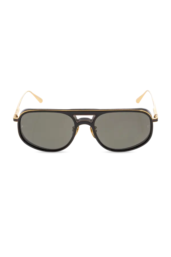 Linda Farrow Calder" Sunglasses - Black