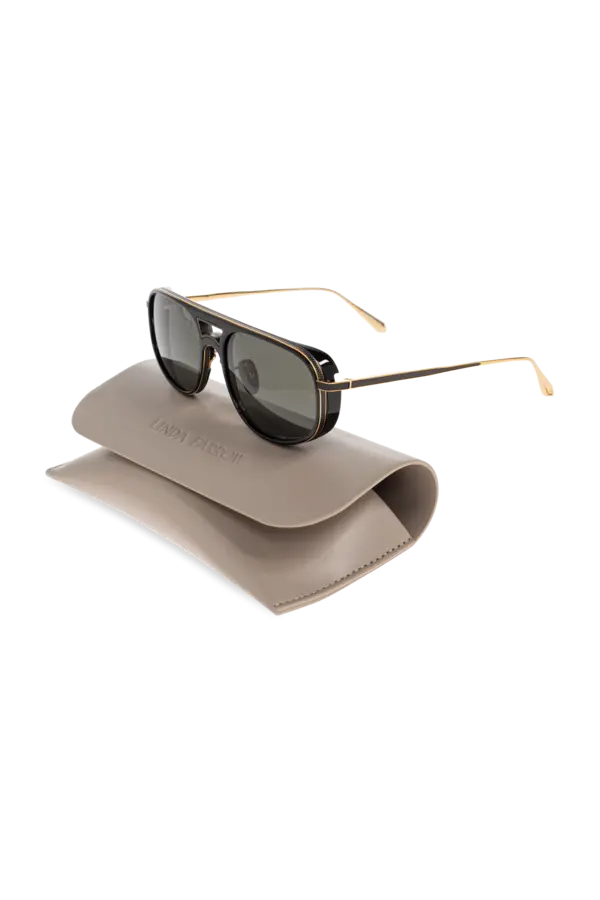 Linda Farrow Aviator Sunglasses