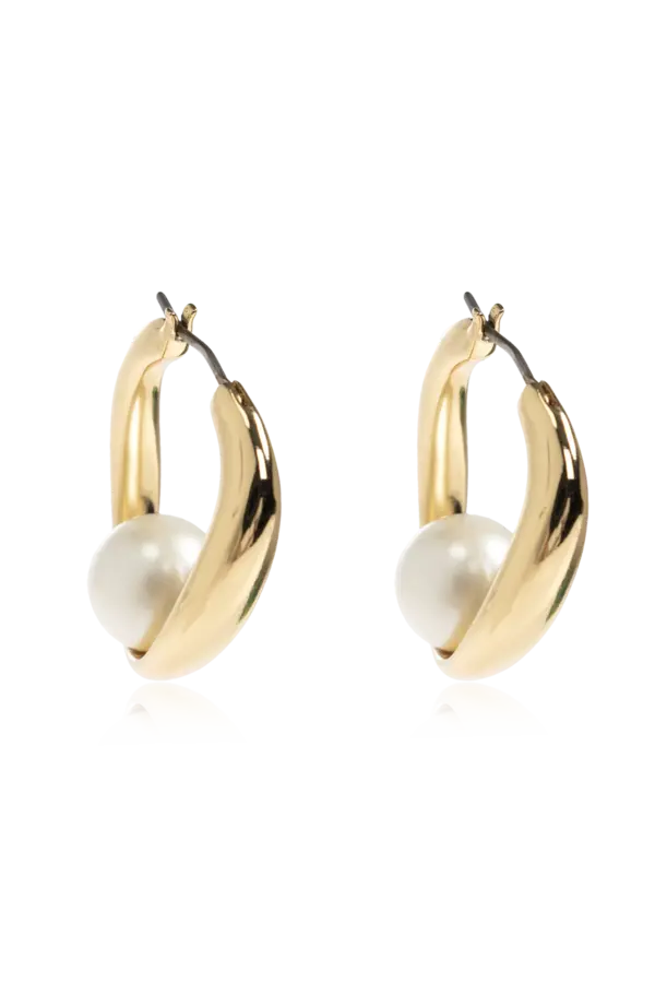 Kate Spade New York Earrings With Glass Pearl - Gold