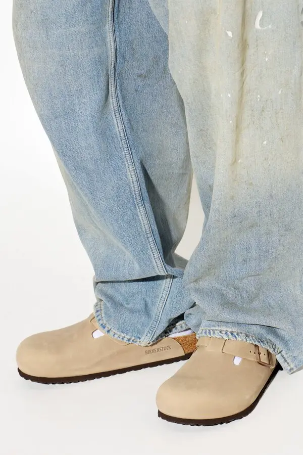 BIRKENSTOCK Utti Slip-on Suede Mules