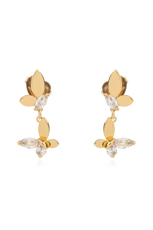 Kate Spade New York Earrings With Shimmering Crystals - Gold