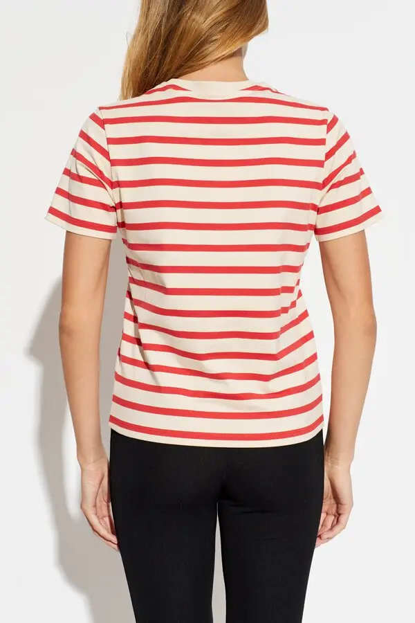 Tory Burch Striped Pattern T-shirt