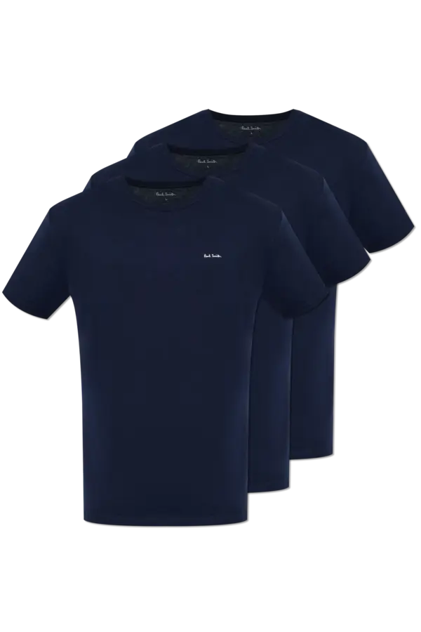 Paul Smith Three-pack Of T-shirts - Navy Blue