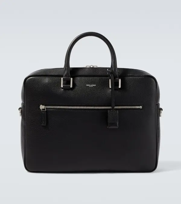 Saint Laurent Sac De Jour Leather Tote Bag - Black